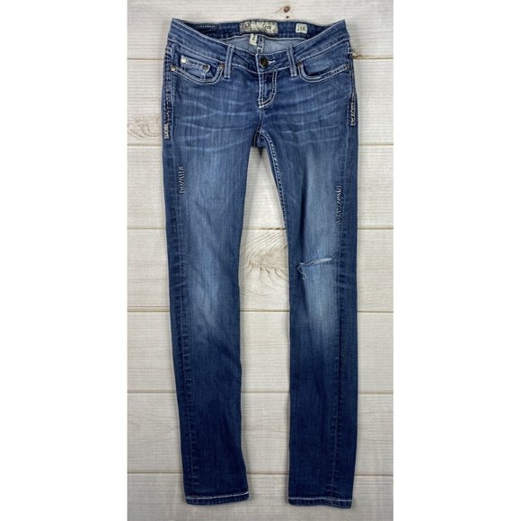 Buckle | Jeans | Bke Buckle Jeans Womens 25 Stella Skinny Distressed ...